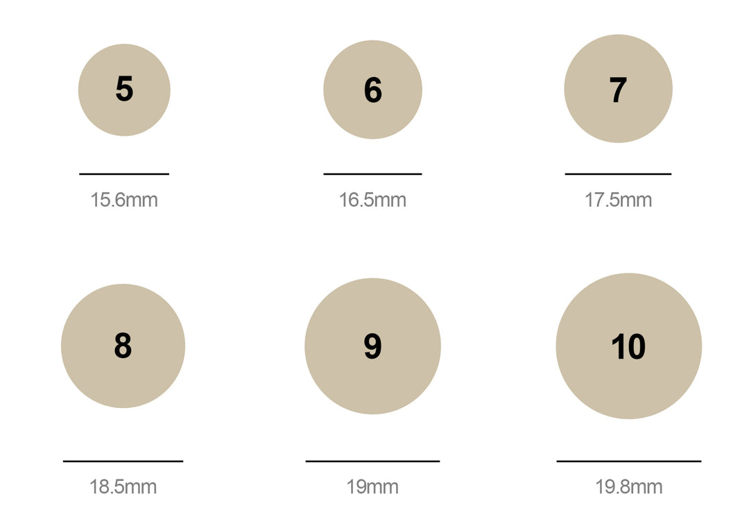 Ring Size Guide – Bare Jewellery