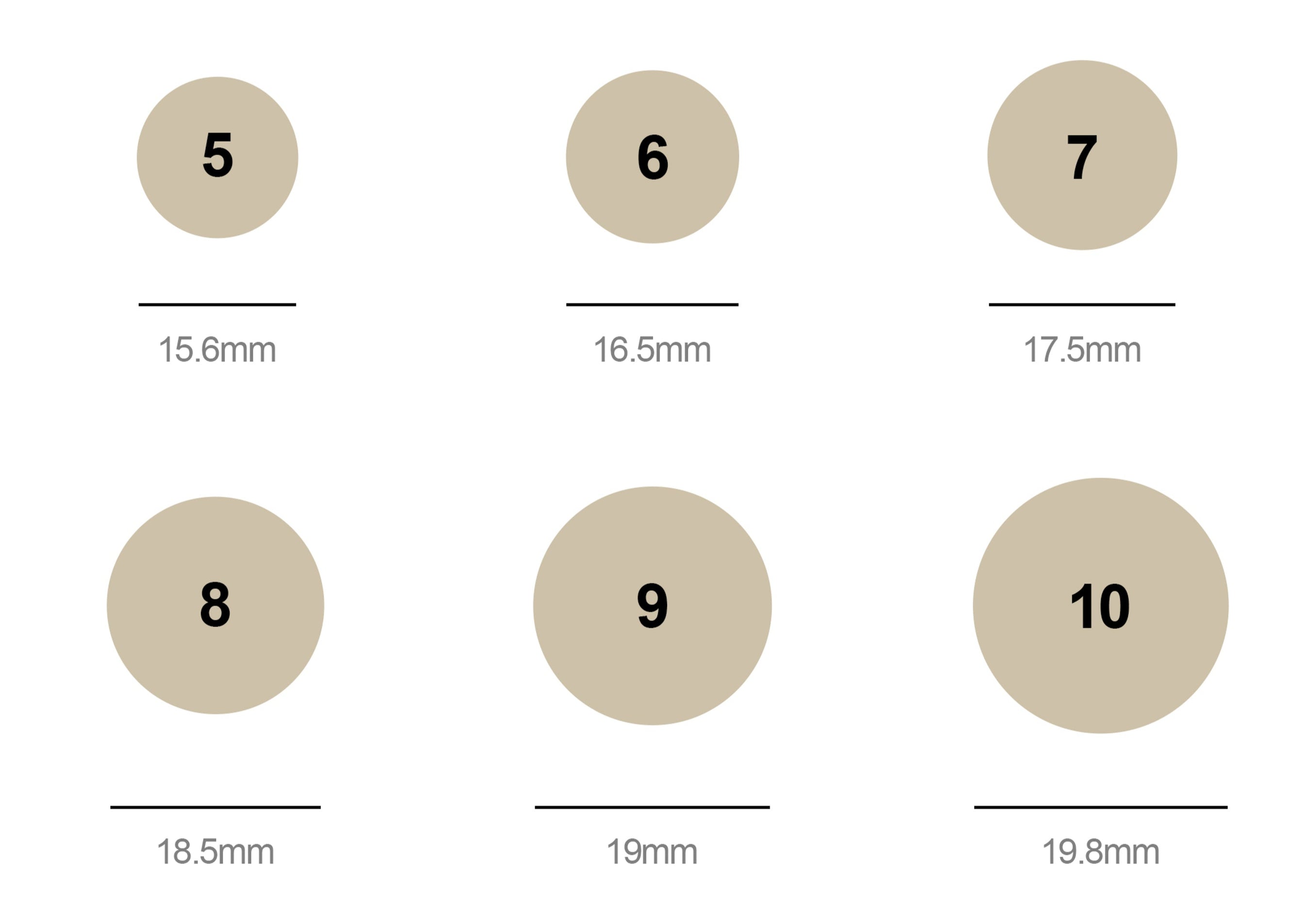 Ring Size Guide – Bare Jewellery